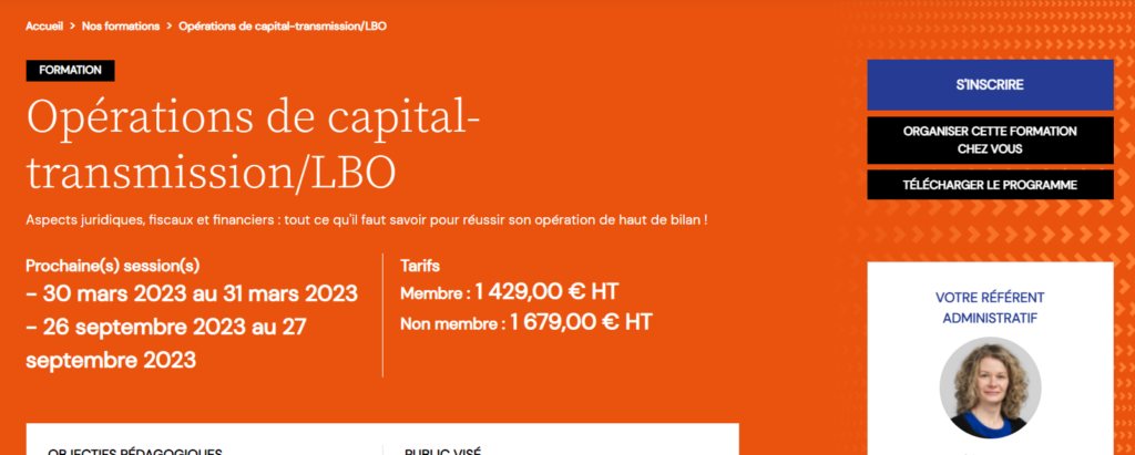 Comment s’inscrire / inscrire un collaborateur à une formation ...