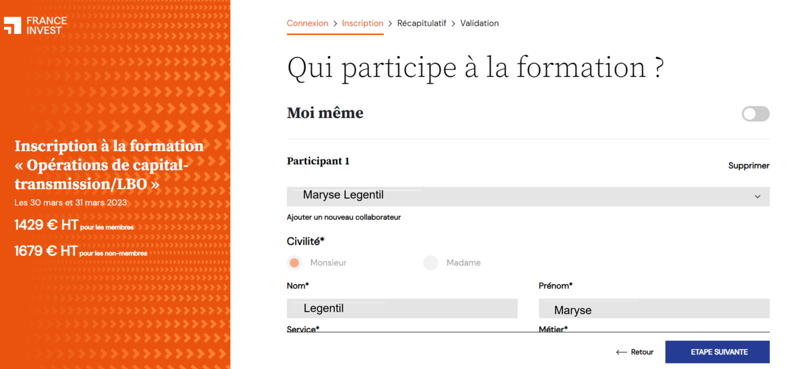 Comment s’inscrire / inscrire un collaborateur à une formation ...