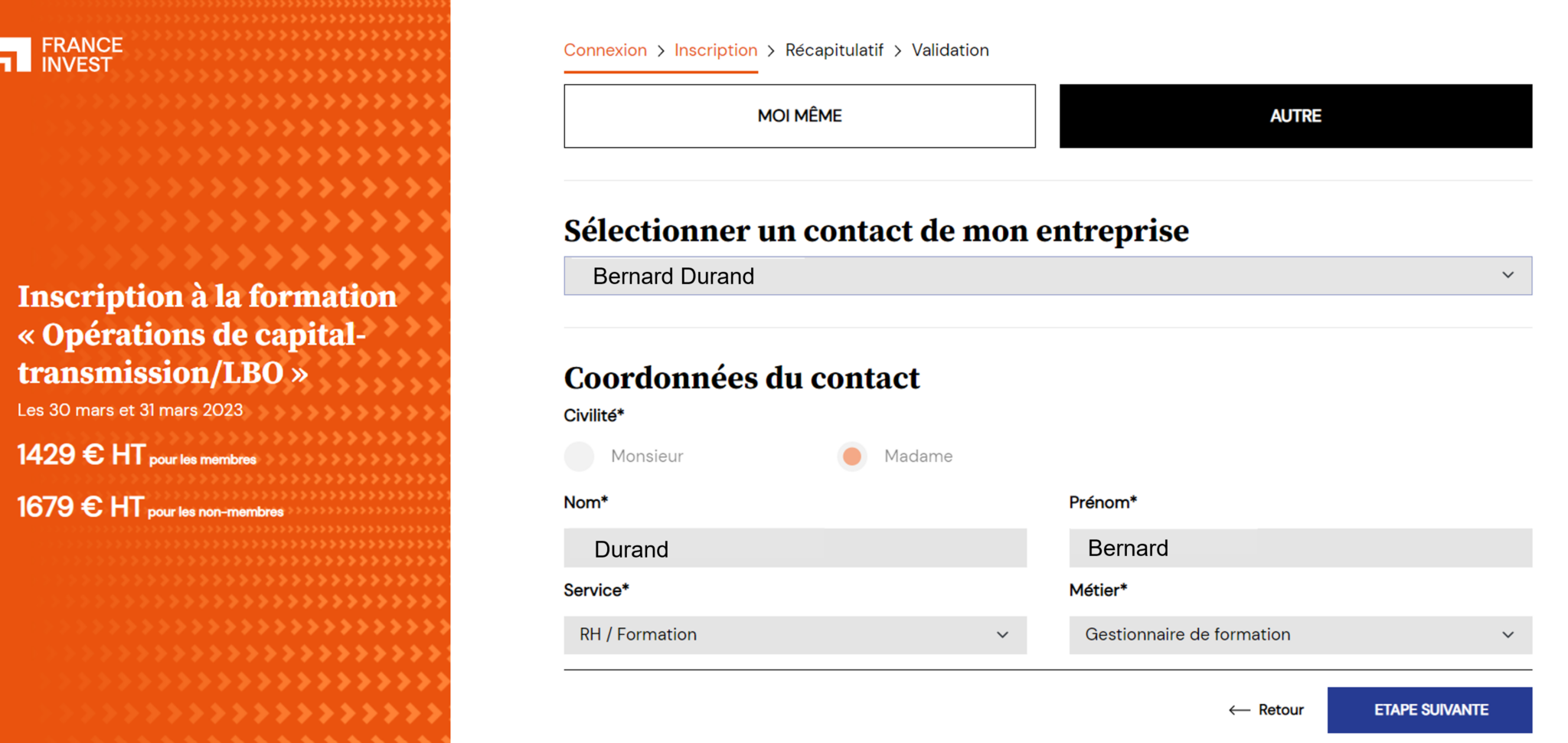 Comment s’inscrire / inscrire un collaborateur à une formation ...
