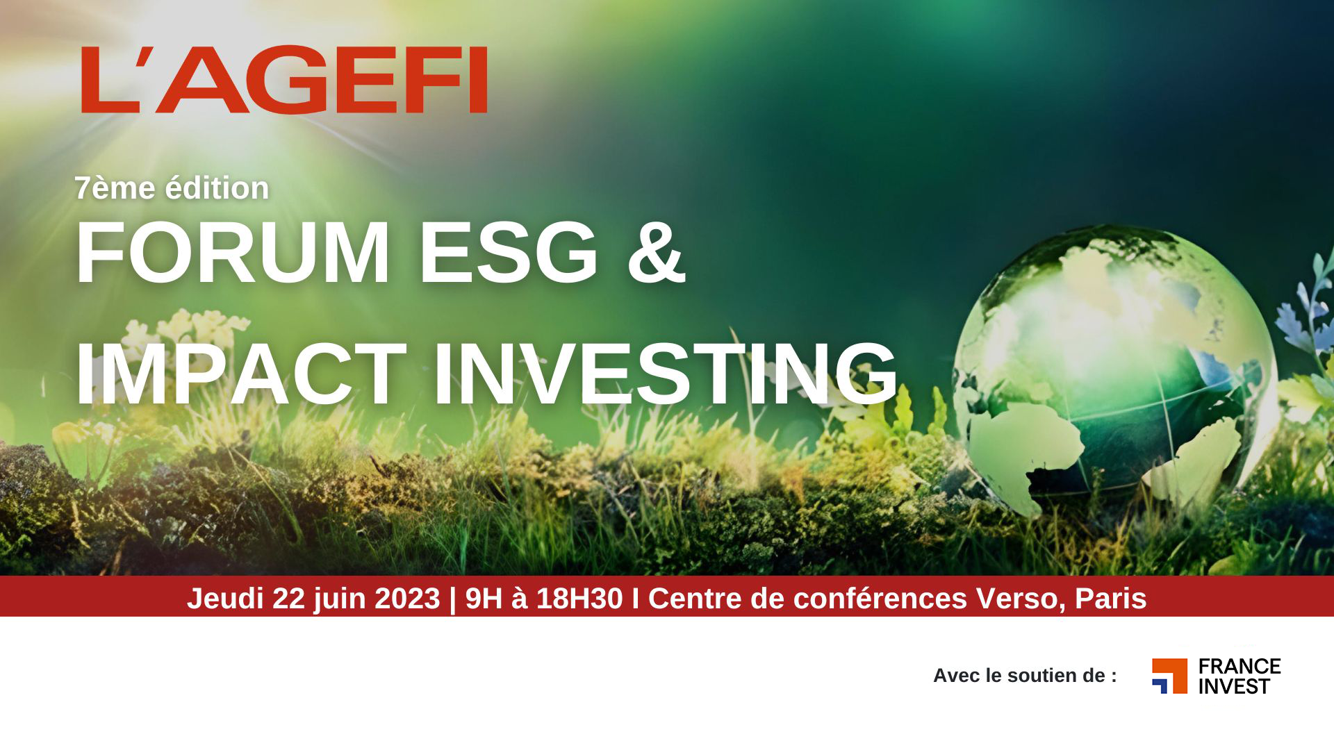 Forum ESG & IMPACT INVESTING 2023 | France Invest